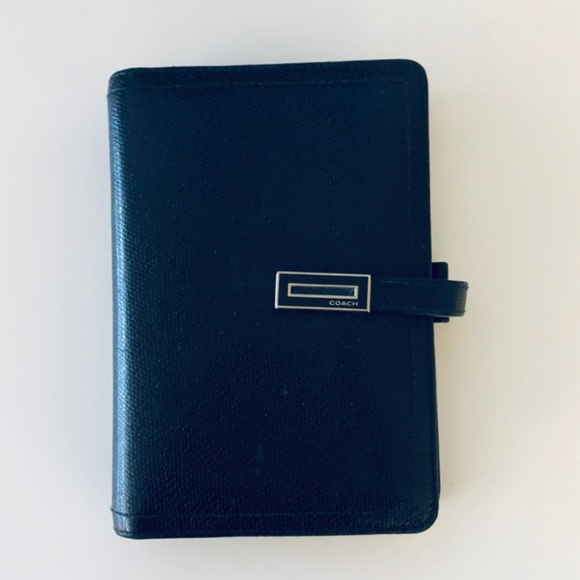 Coach | Accessories | Coach Pebbled Leather Planner Organizer | Poshmark